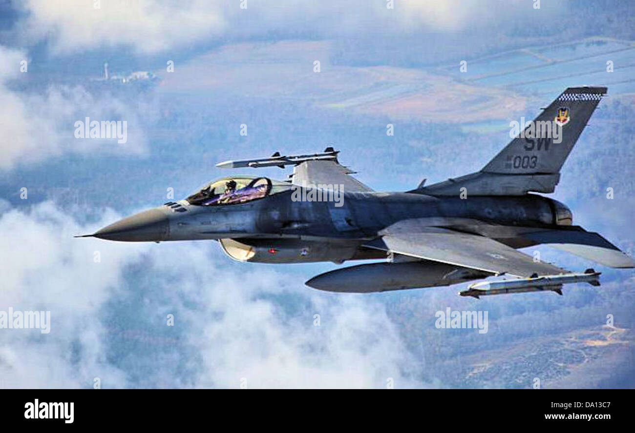 55th Fighter Squadron - General Dynamics - Lockheed Martin F-16C Block ...