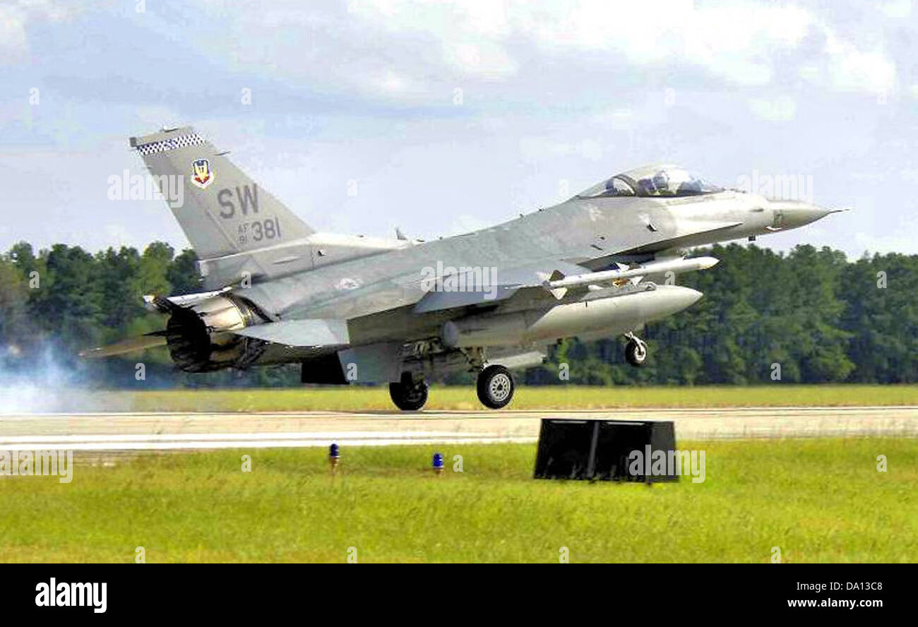 The 55th Fighter Squadron operates the General Dynamics F-16C Block 50D ...