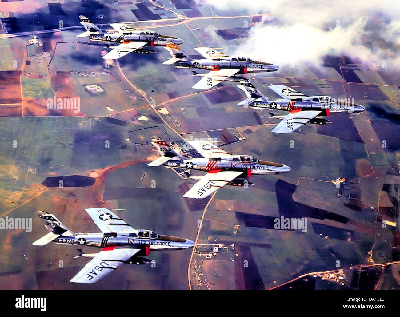 The 66th Tactical Reconnaissance Wing operated the RF-84F Thunderflash ...
