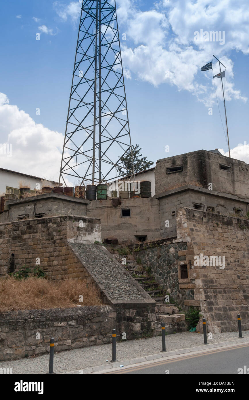 A Cypriot Observation Post near the United Nations Buffer Zone, Nicosia ...