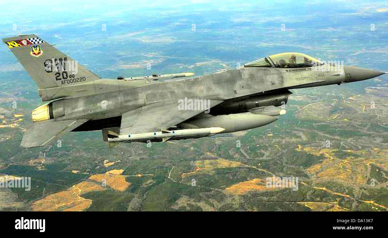 The 79th Fighter Squadron operated the Lockheed Martin F-16CJ Block 50 Fighting Falcon, tail ...