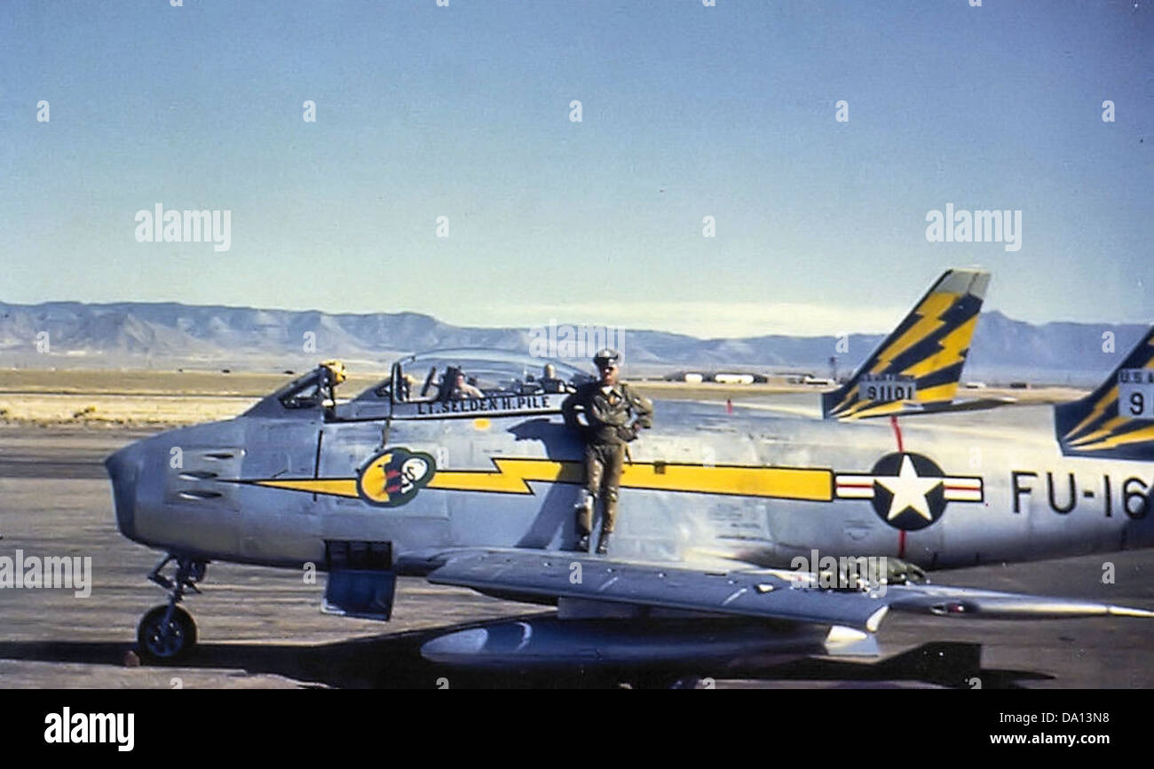 The 92nd Tactical Fighter Squadron operated the North American F-86A-5 ...