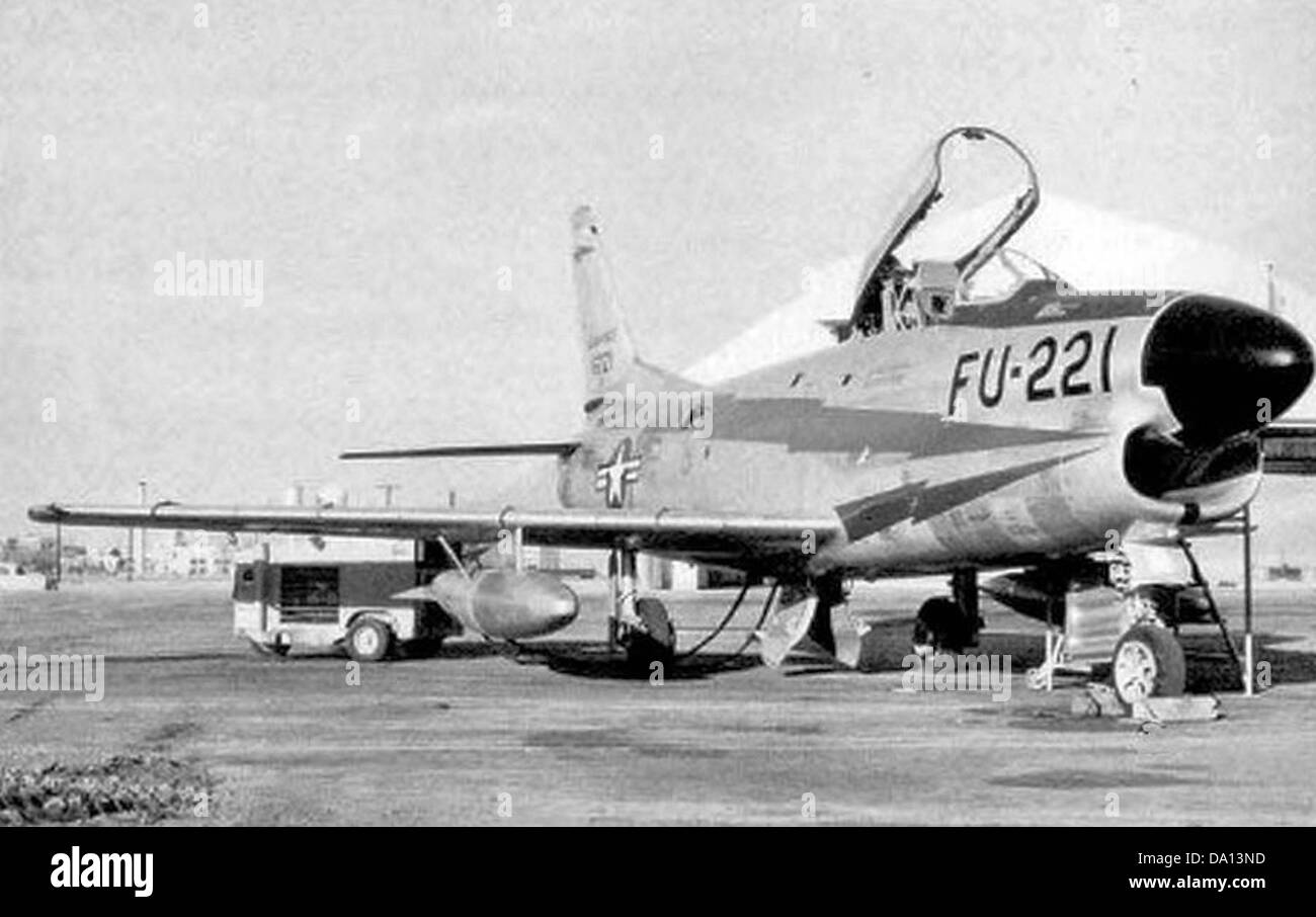 The 93rd Fighter-Interceptor Squadron operated the North American F-86D ...