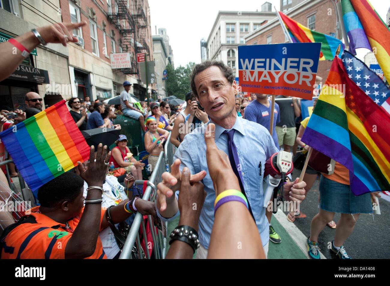 Manhattan, New York, USA. 30th June 2013. 2013 Mayoral Candidate ...