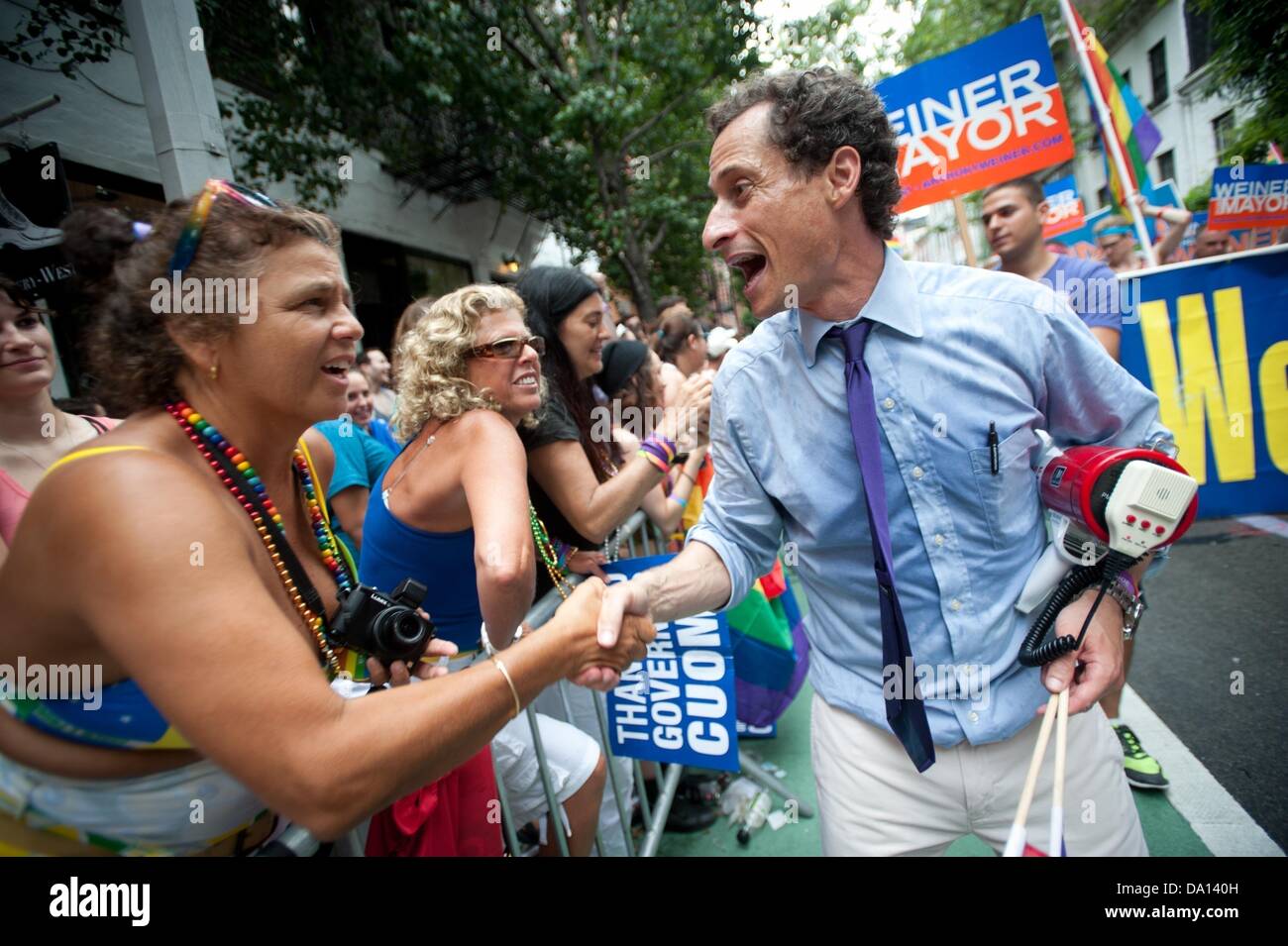 Manhattan, New York, USA. 30th June 2013. 2013 Mayoral Candidate ...