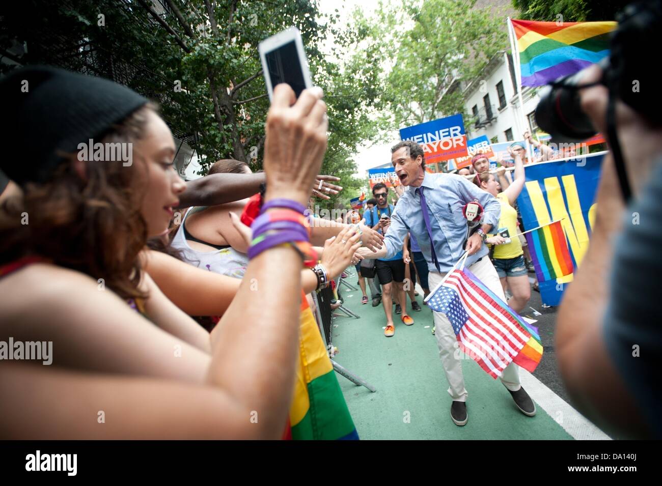 Manhattan, New York, USA. 30th June 2013. 2013 Mayoral Candidate ...