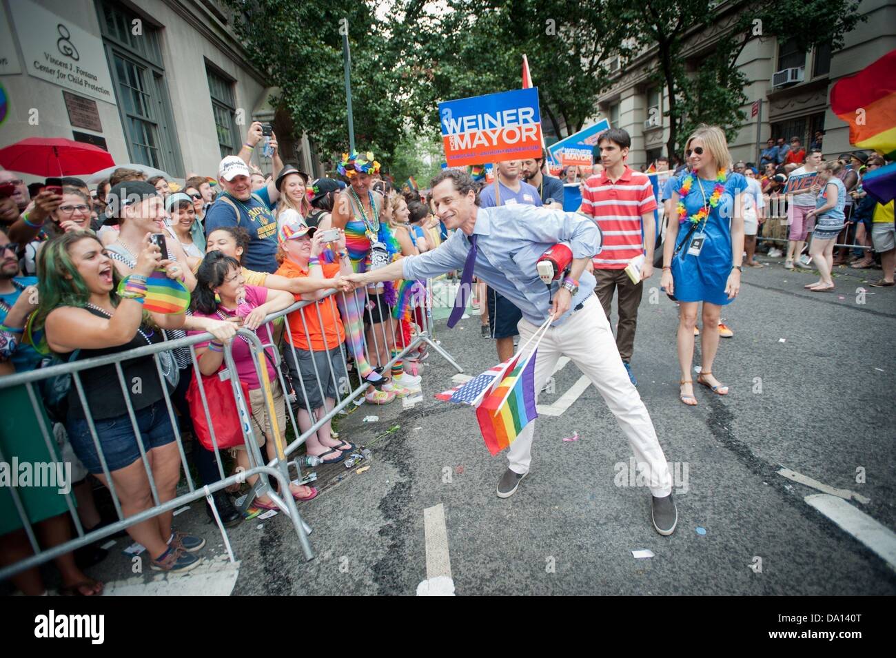Manhattan, New York, USA. 30th June 2013. 2013 Mayoral Candidate ...