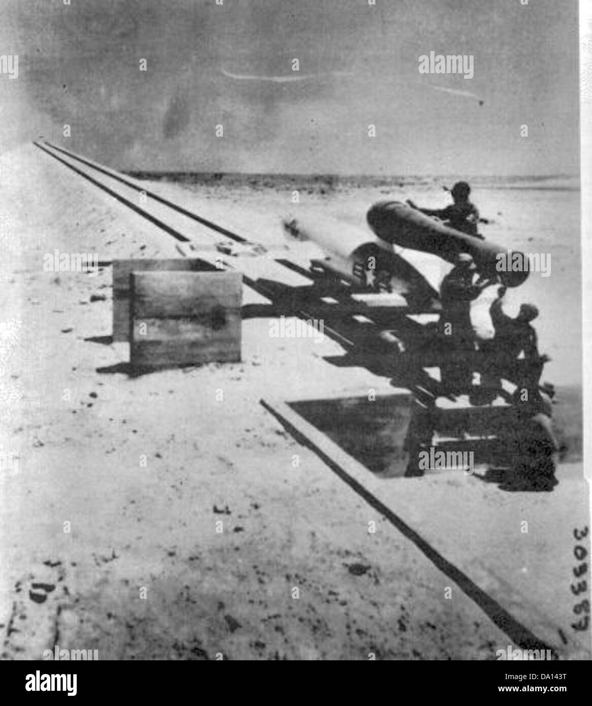 The JB-2, a U.S. copy of the German V-1 flying bomb, was used during ...