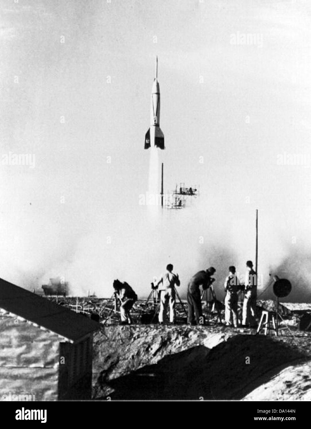 Bumper 7 was a test rocket launched from Cape Canaveral on July 29 ...