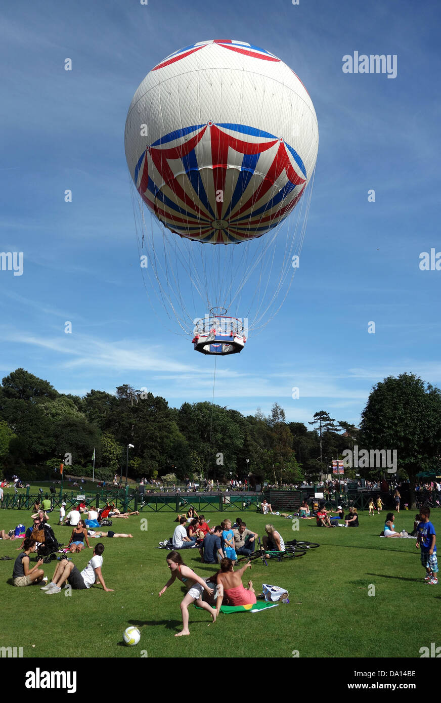 The Bournemouth Balloon, Bournemouth, Dorset, Britain, UK Stock Photo ...