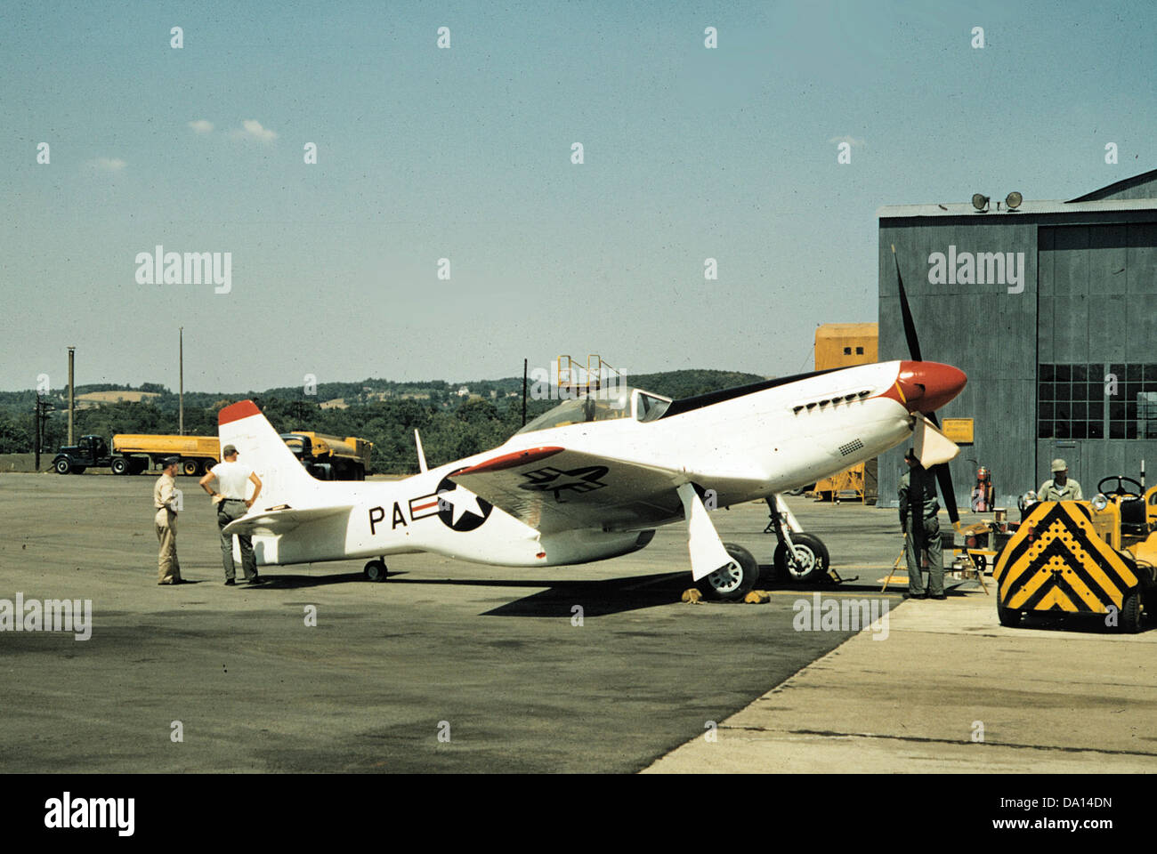 148th Fighter Squadron F-51 Mustang - Spaatz Field Reading Airport ...