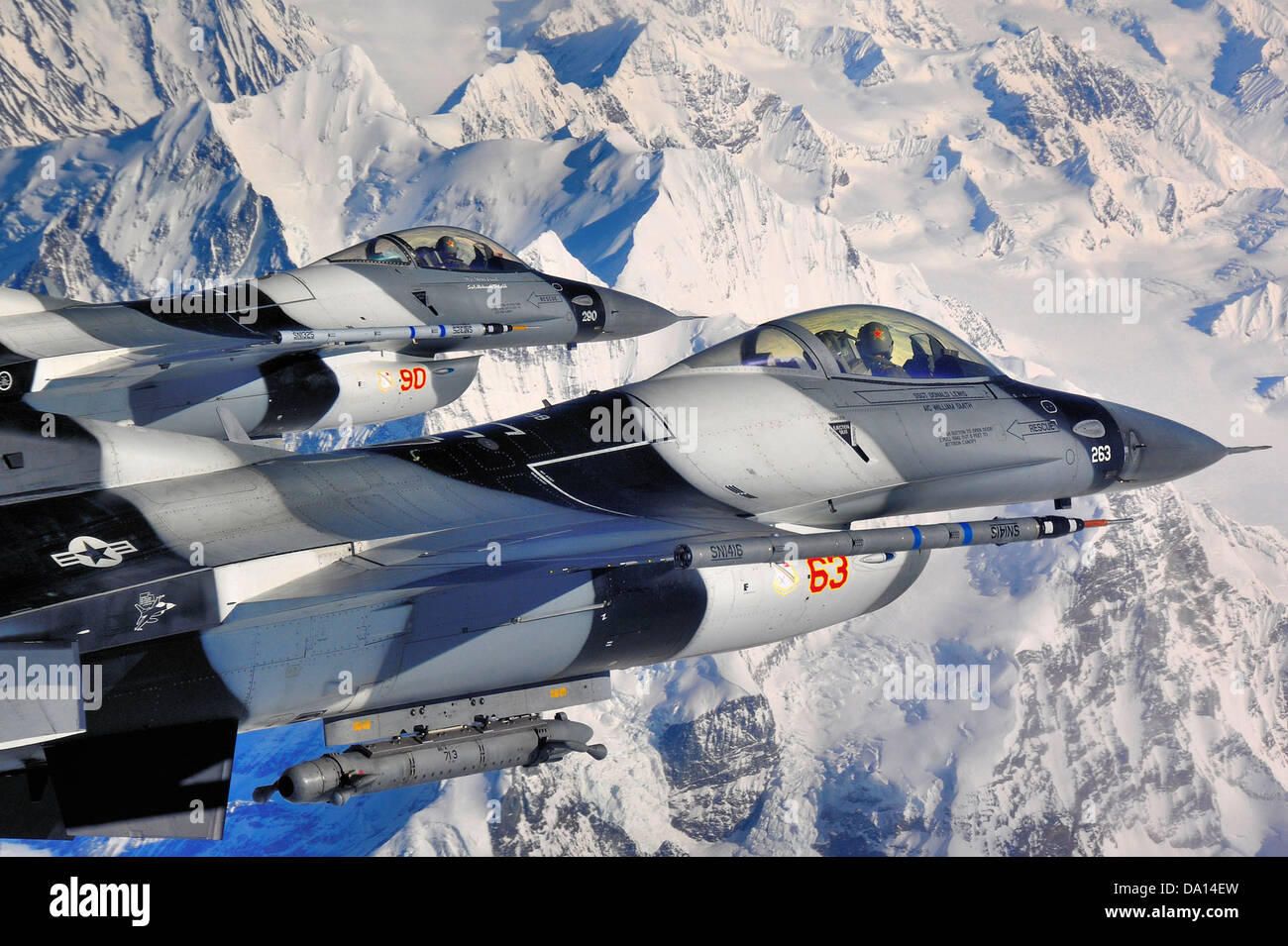 The 18th Aggressor Squadron operates the F-16C Fighting Falcon to ...
