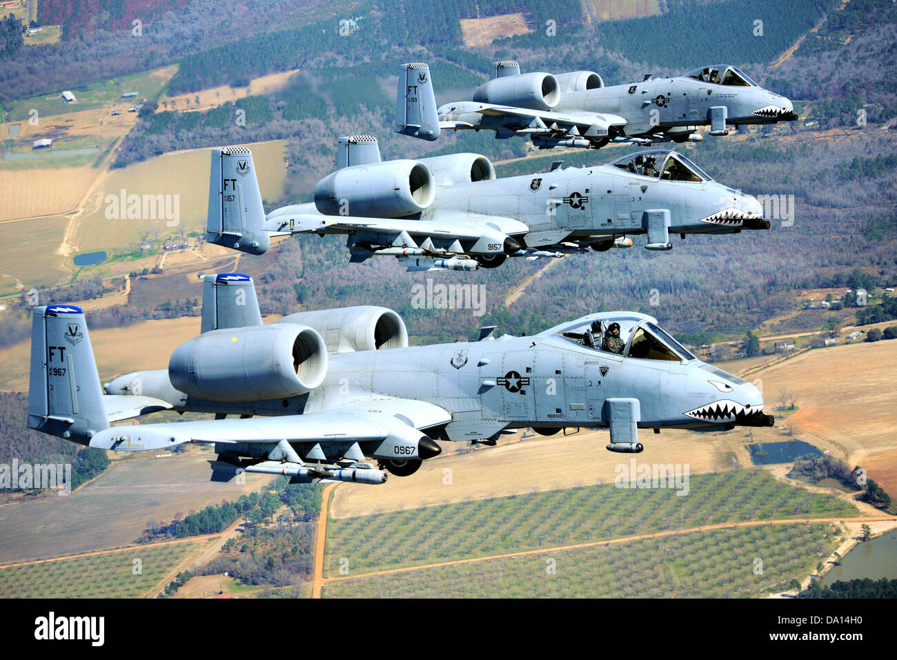 The 23rd Wing operates the A-10 Thunderbolt II, a close air support ...
