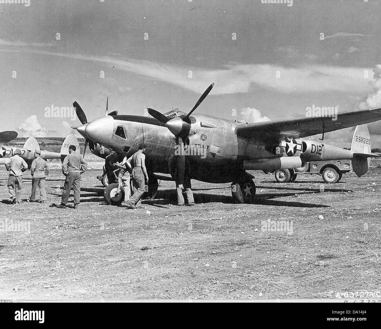 28th Photographic Reconnaissance Squadron - F-5 Lightning Stock Photo ...