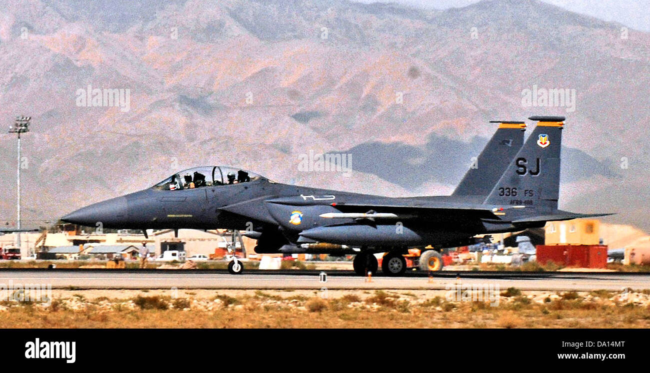 The 336th Fighter Squadron operated the F-15E Strike Eagle, a dual-role ...