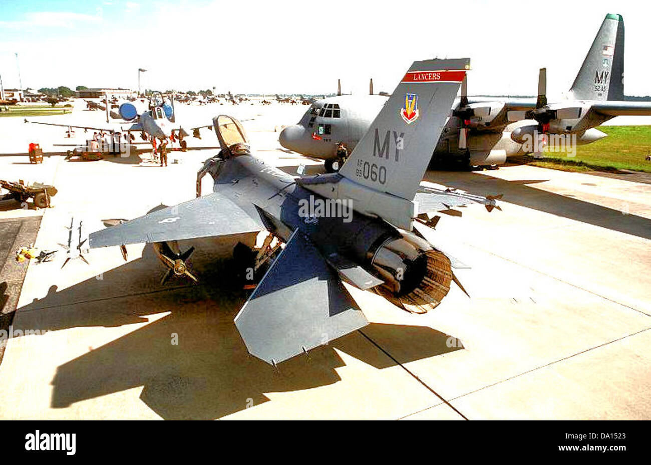 This image depicts the 68th Fighter Squadron’s General Dynamics F-16C ...