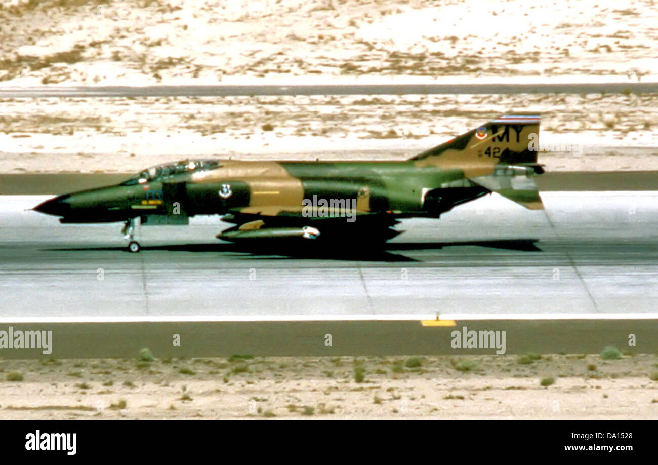The F-4E Phantom, part of the 69th Fighter Squadron, is an advanced jet ...