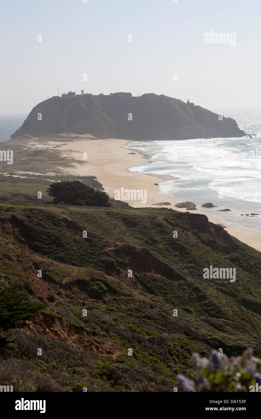 Point Sur lighthouse at Point Sur, California, USA Stock Photo - Alamy