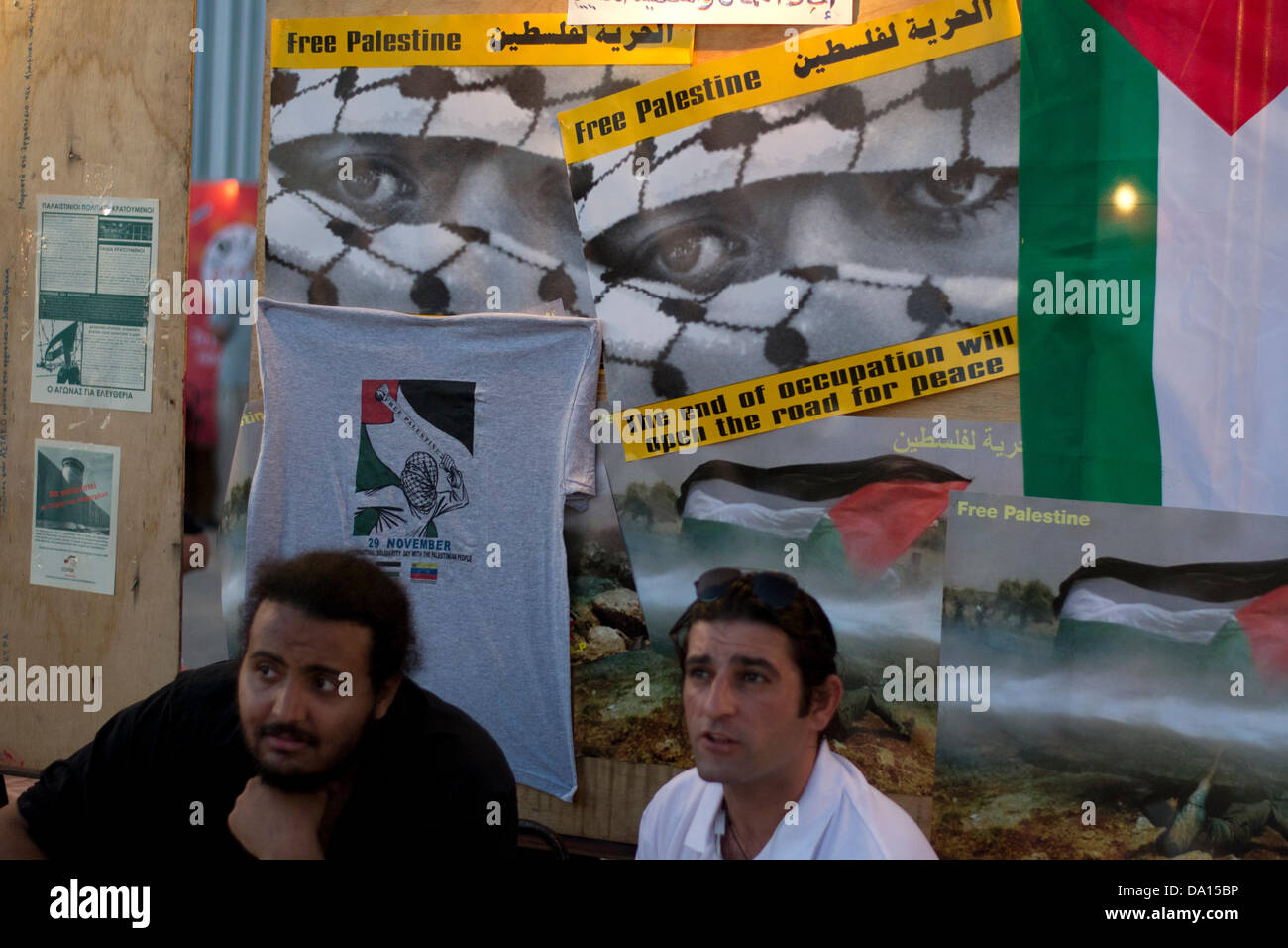Two Palestinian men Stock Photo - Alamy
