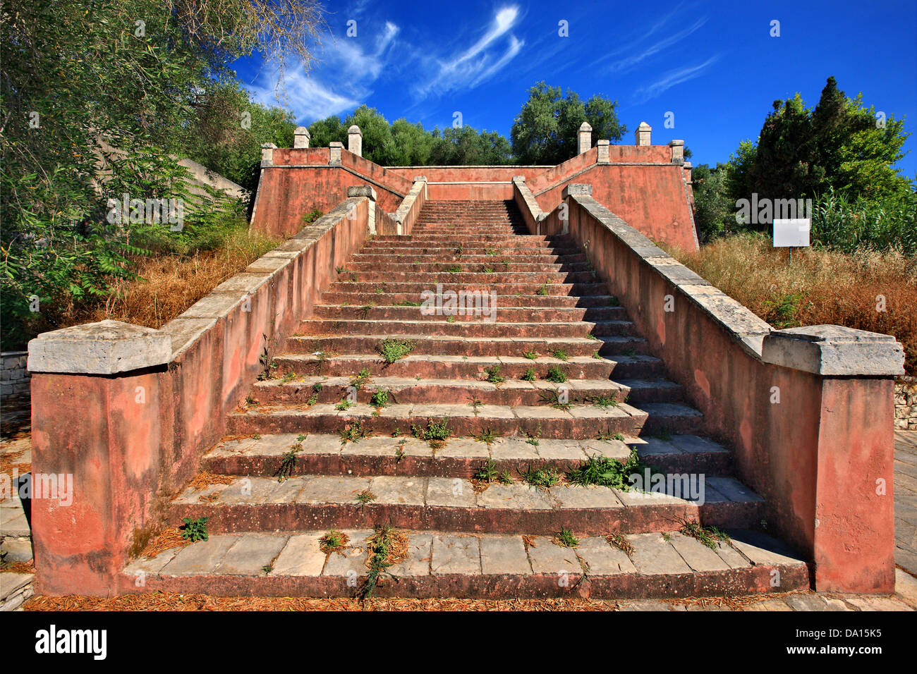 The "British" cistern at Gaios, Paxos ("Paxi") island, Ionian Sea ...