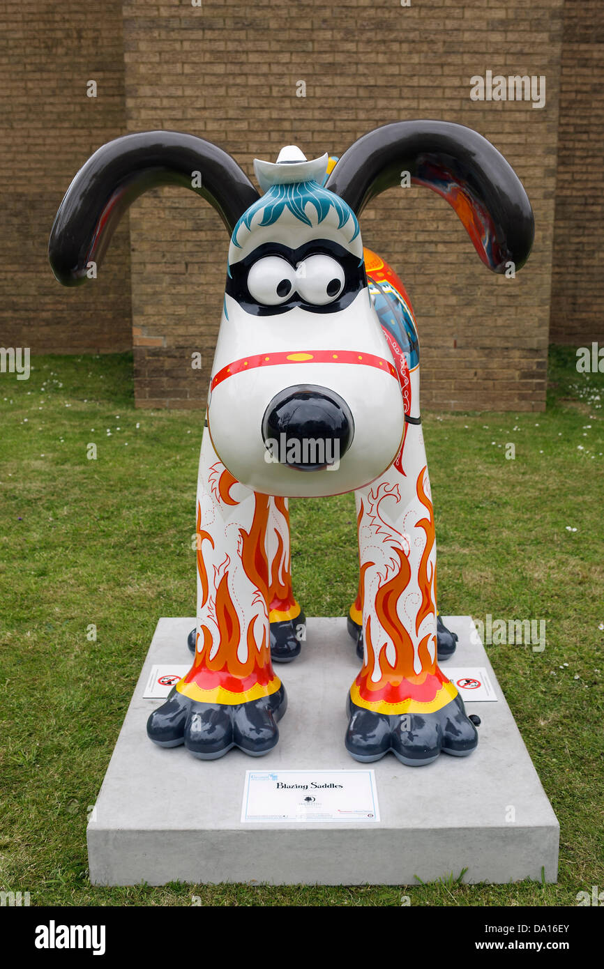 Bristol, UK. 30th June 2013. Blazing saddles Gromit. Gromit Unleashed ...