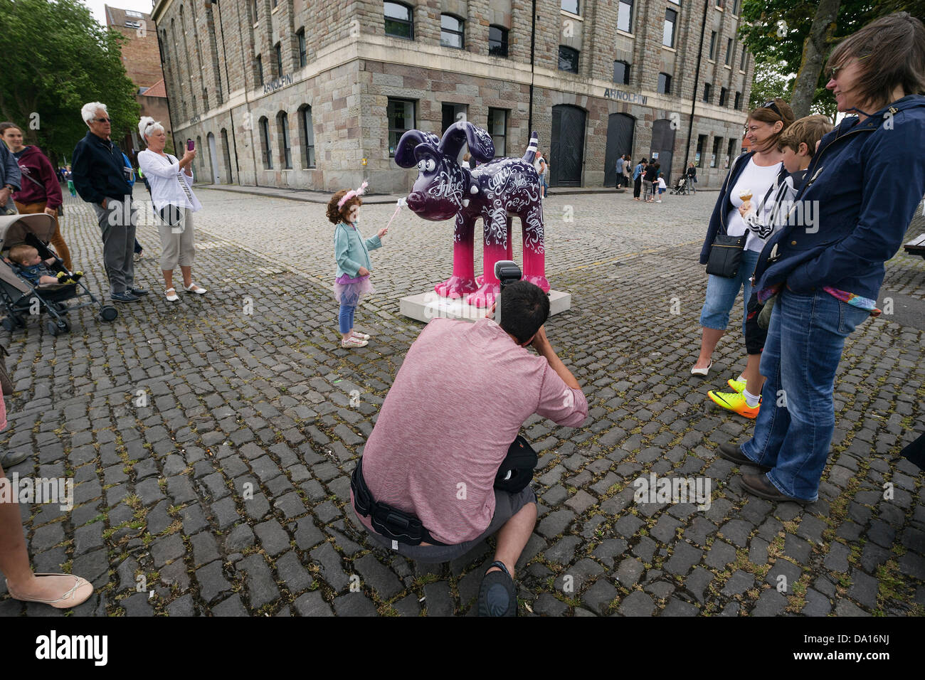 Bristol, UK. 30th June 2013. A press photographer takes a photograph of ...