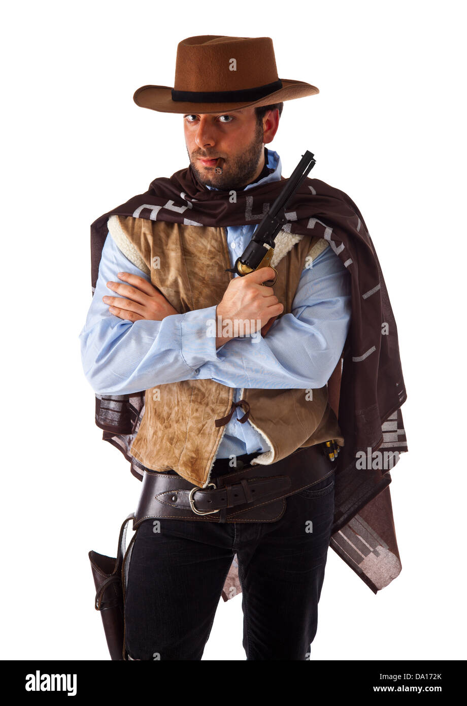 Gunman in the old wild west Stock Photo - Alamy