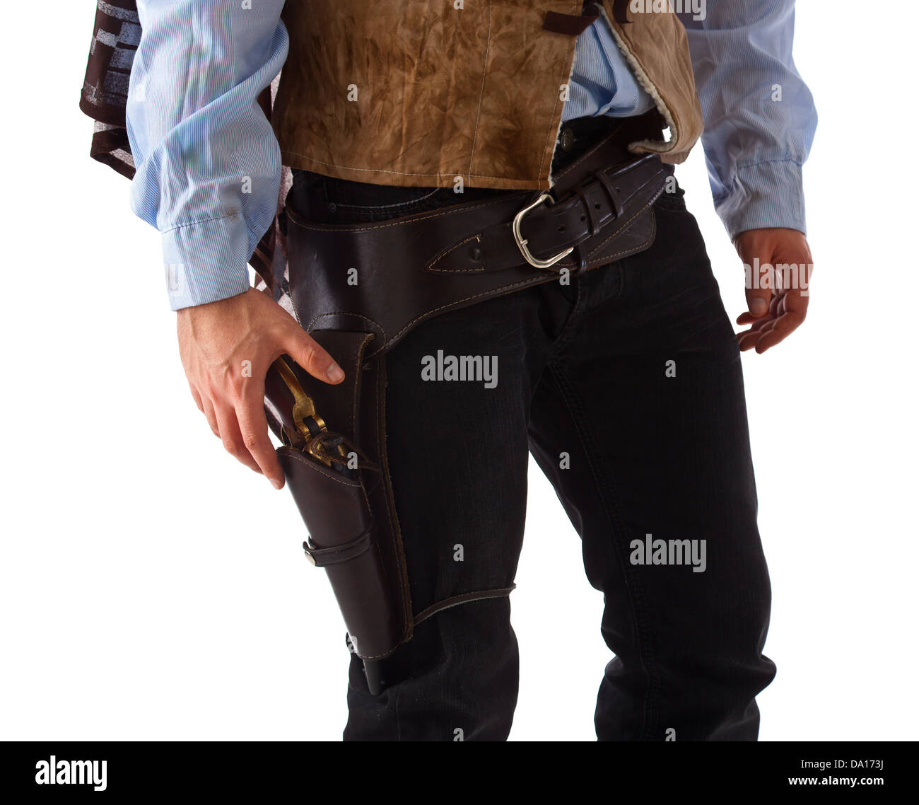 Gunman in the old wild west Stock Photo - Alamy