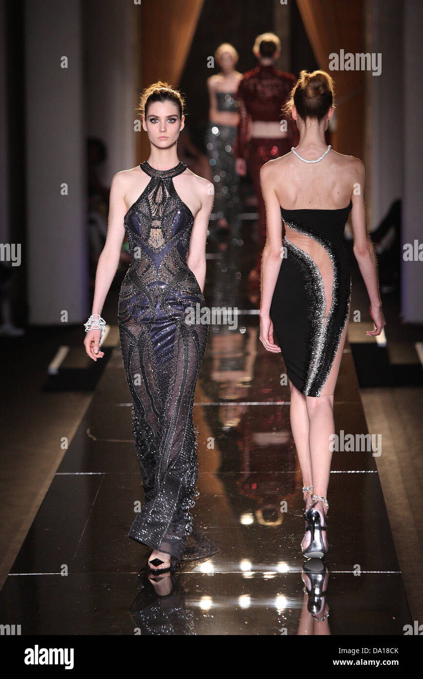 Donatella versace and models hi-res stock photography and images - Alamy