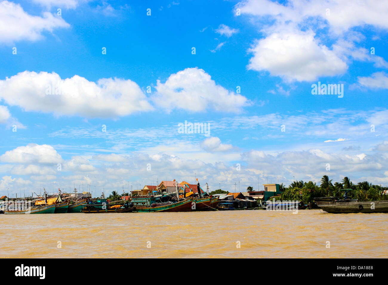 Mekong delta river scene hi-res stock photography and images - Alamy