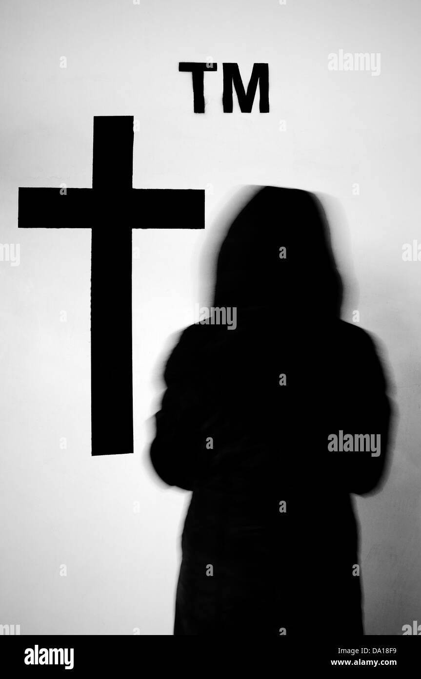 Mural. Branded cross Stock Photo - Alamy