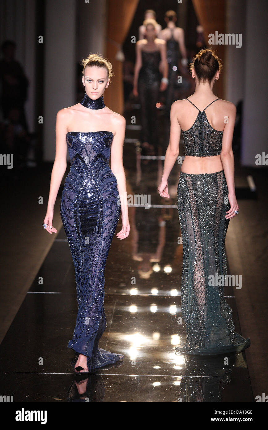 Donatella versace and models hi-res stock photography and images - Alamy
