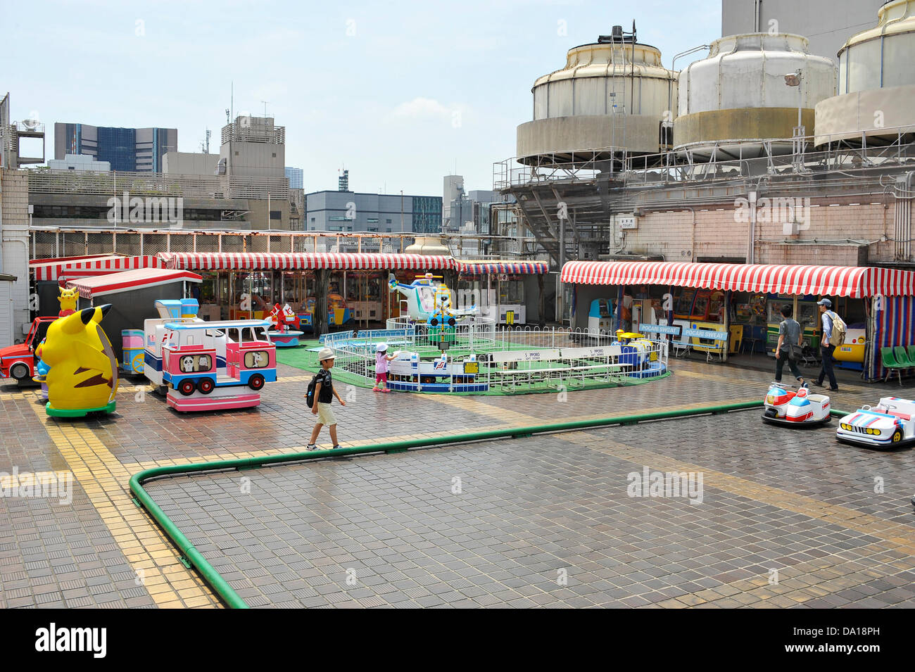 June 30th, 2013 : Tokyo, Japan - A Japanese old-fashioned playground at ...
