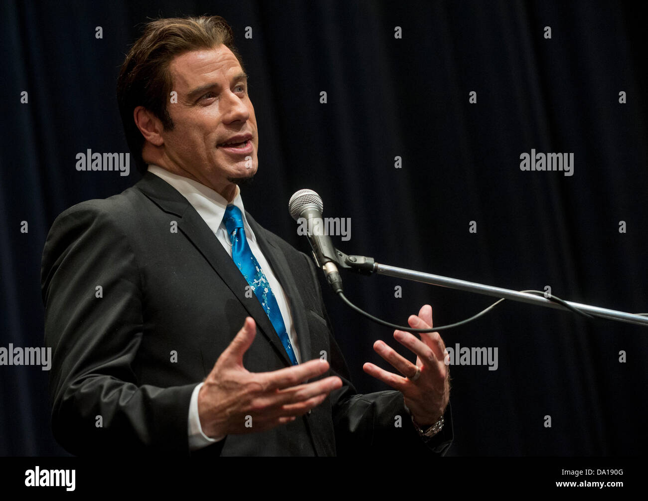 U.S. actor John Travolta presents the movie Killing Season by Mark ...