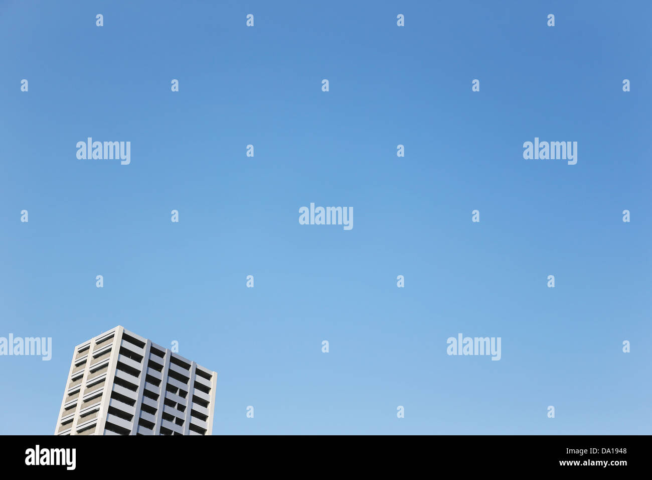 Building and blue sky Stock Photo - Alamy