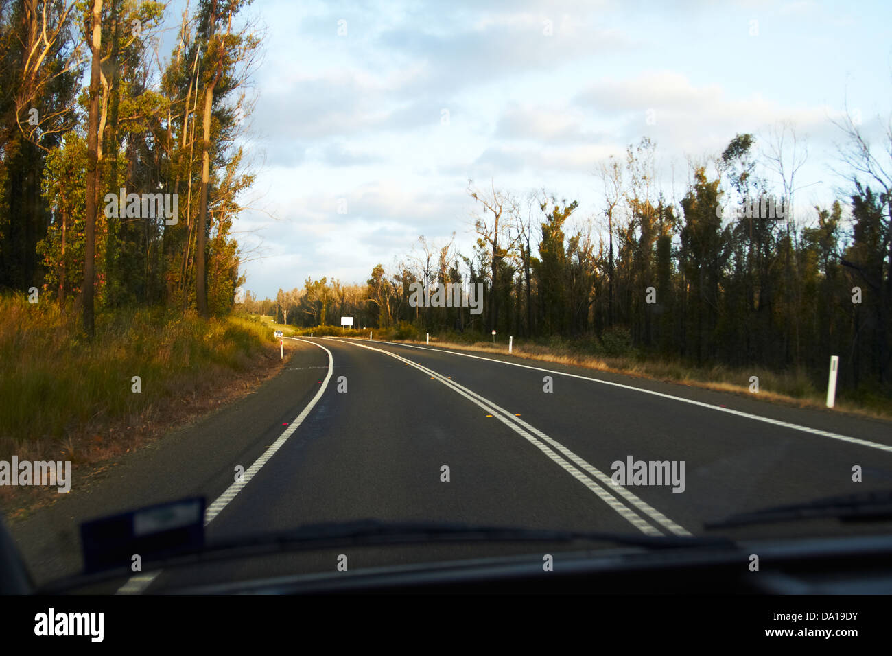 typical country road in Austalia Stock Photo - Alamy