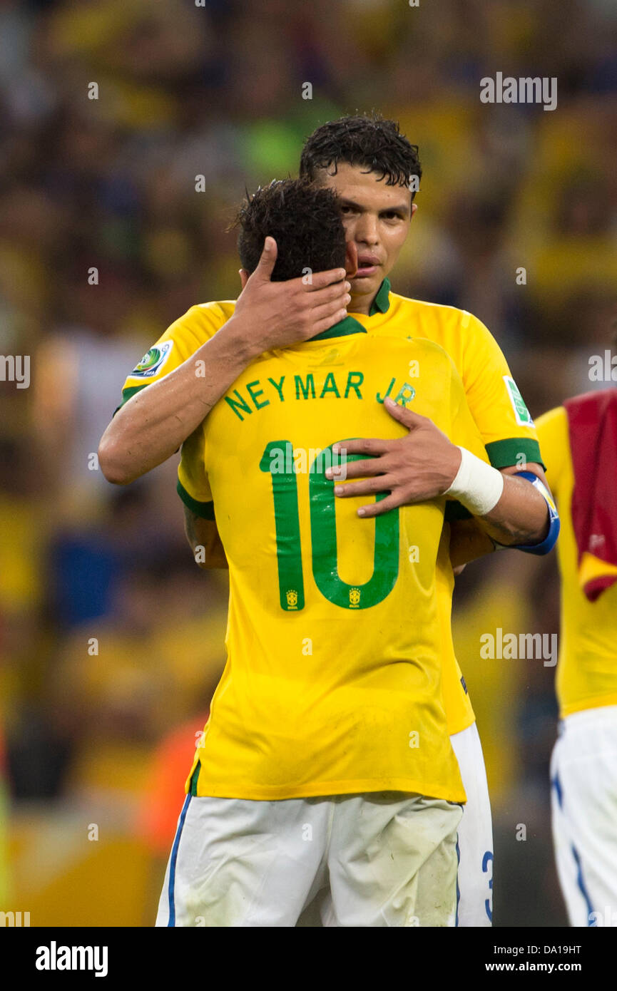 Thiago Silva David Luiz Neymar