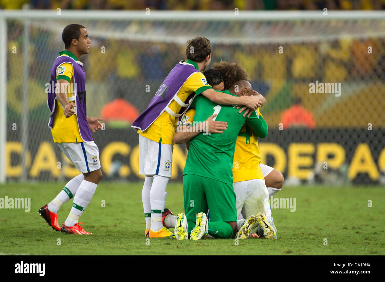 Rio de Janeiro, Brazil. 30th June 2013. Brazil team group (BRA), JUNE ...