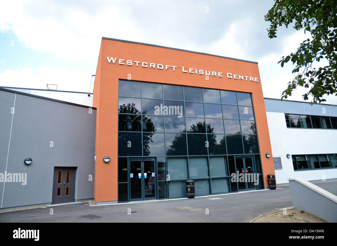 The Westcroft Leisure Centre in Carshalton, London Stock Photo - Alamy