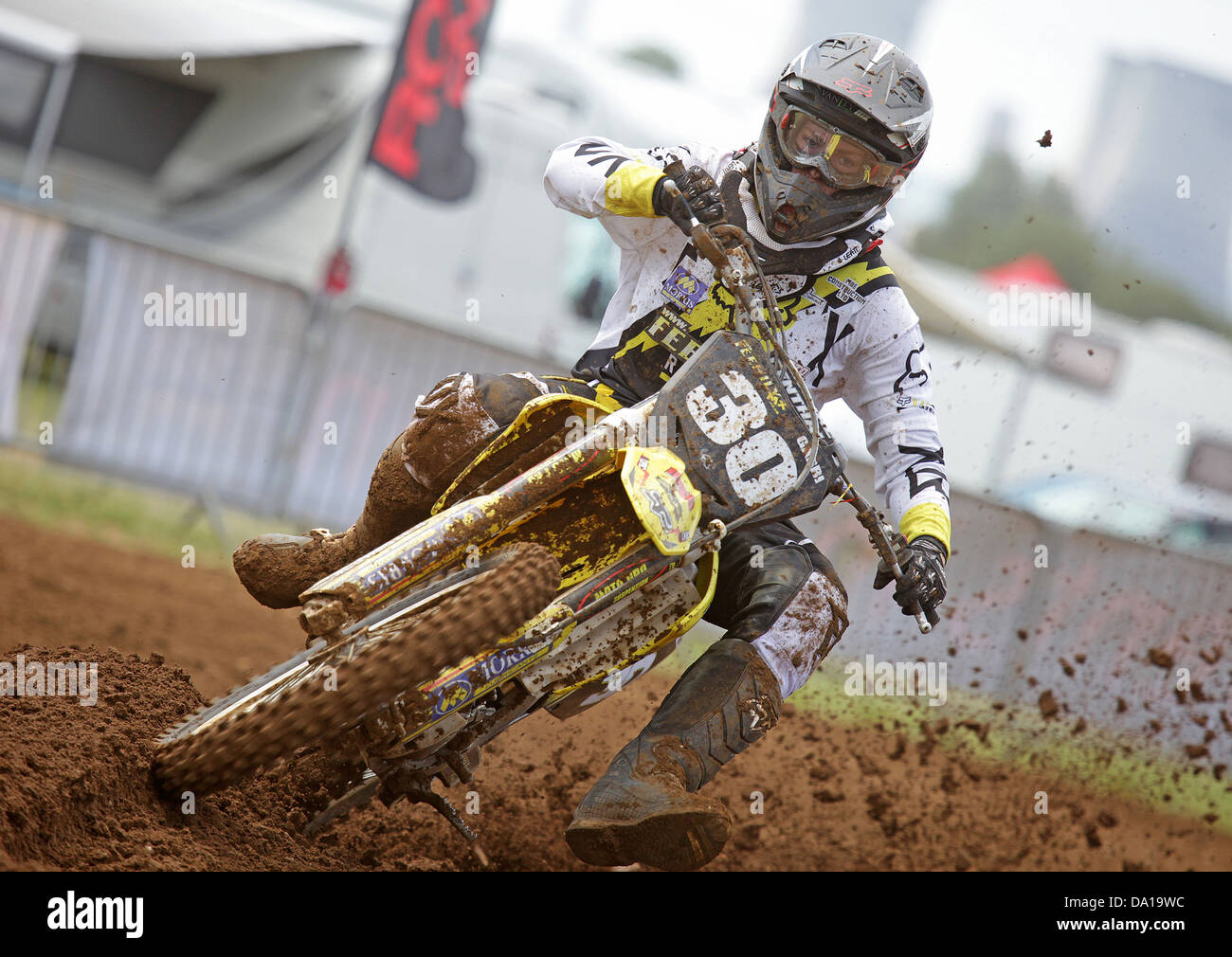 Dirt bike rider racing hi-res stock photography and images - Alamy