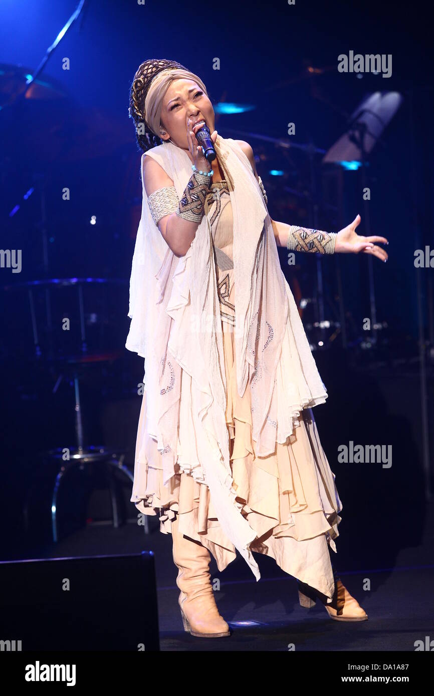 Japanese singer MISIA held concert in Taipei, Taiwan, China on Saturday ...