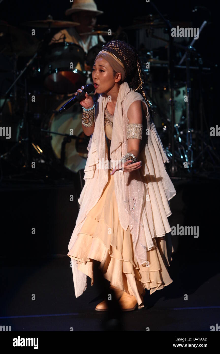 Japanese singer MISIA held concert in Taipei, Taiwan, China on Saturday ...
