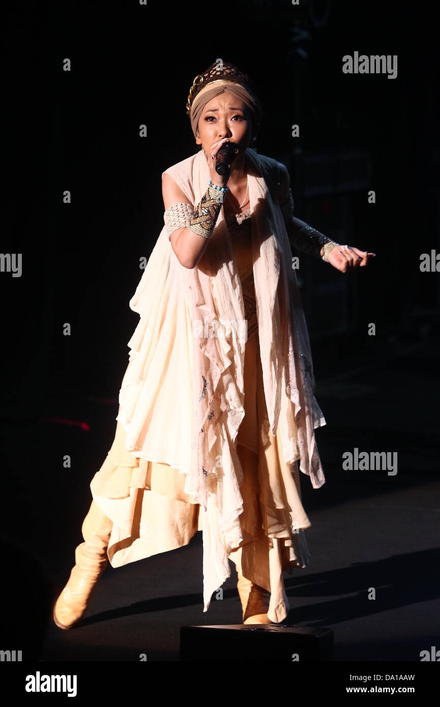 Japanese singer MISIA held concert in Taipei, Taiwan, China on Saturday ...