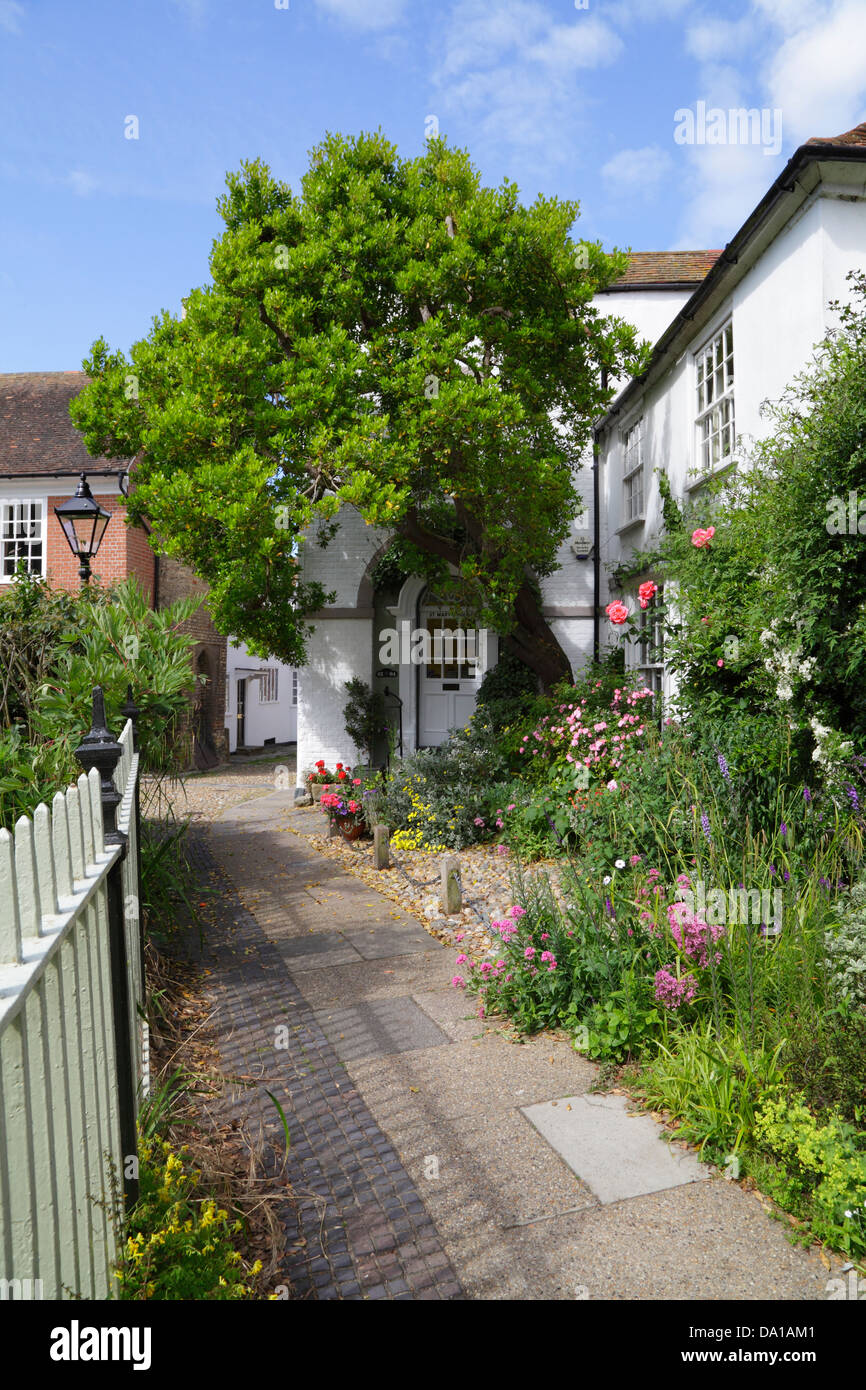 Pretty corner in Rye, East Sussex, England, UK, GB Stock Photo - Alamy
