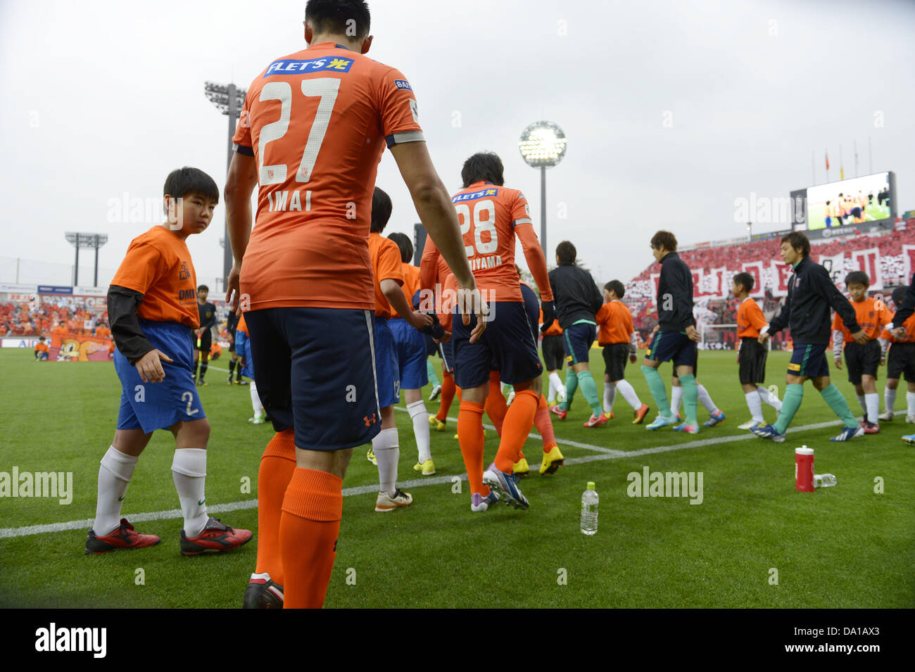 Players on the pitch, APRIL 20, 2013 - Football / Soccer : Tomoki Imai ...