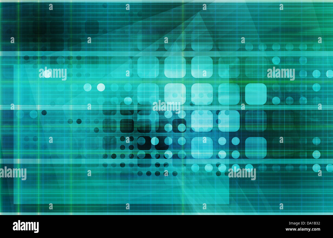 Data Network on a Corporate System as Art Stock Photo - Alamy