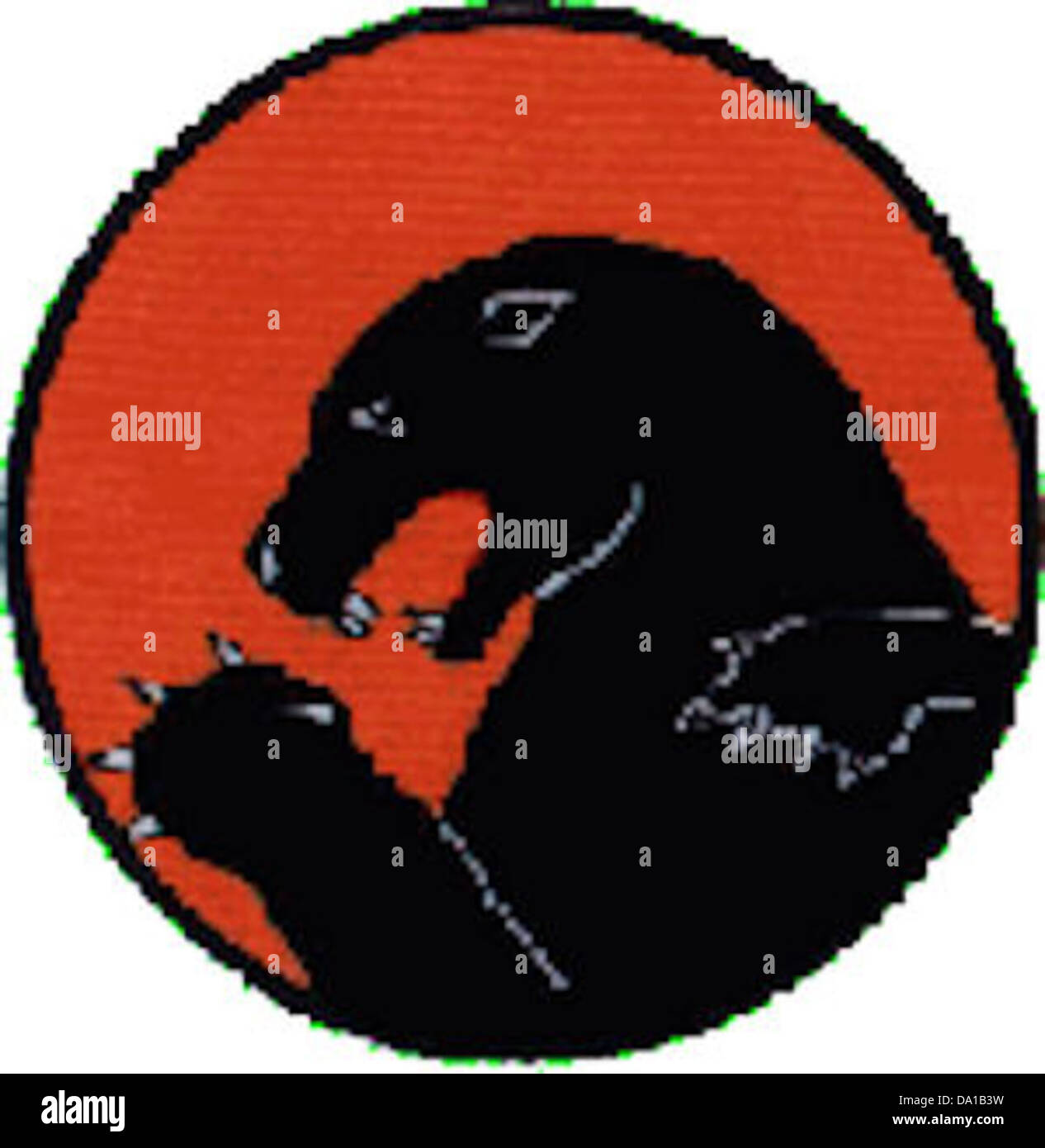 The emblem of the 338th Fighter Squadron during World War II features a ...