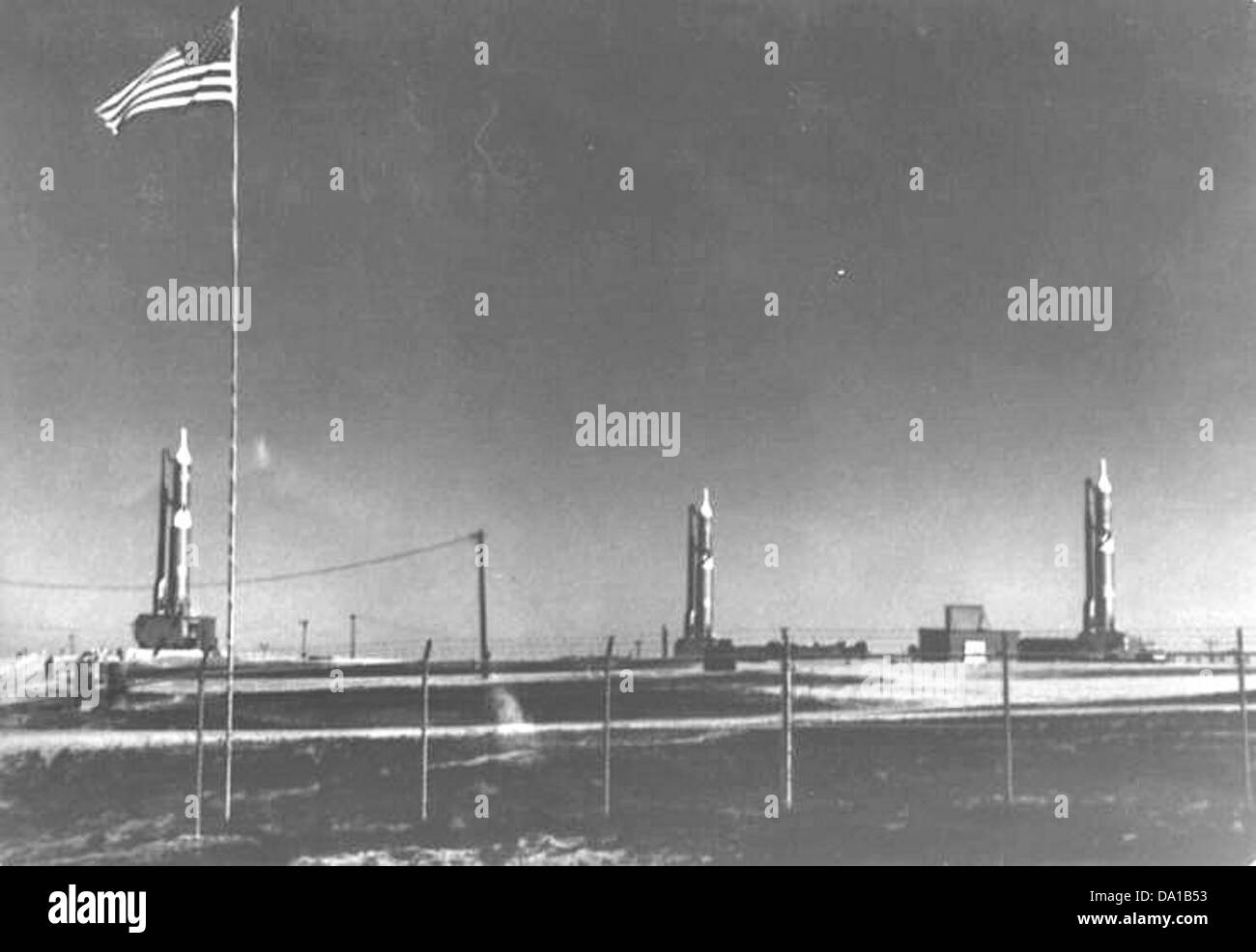 The image shows a Titan I missile site, specifically Site A, of the ...