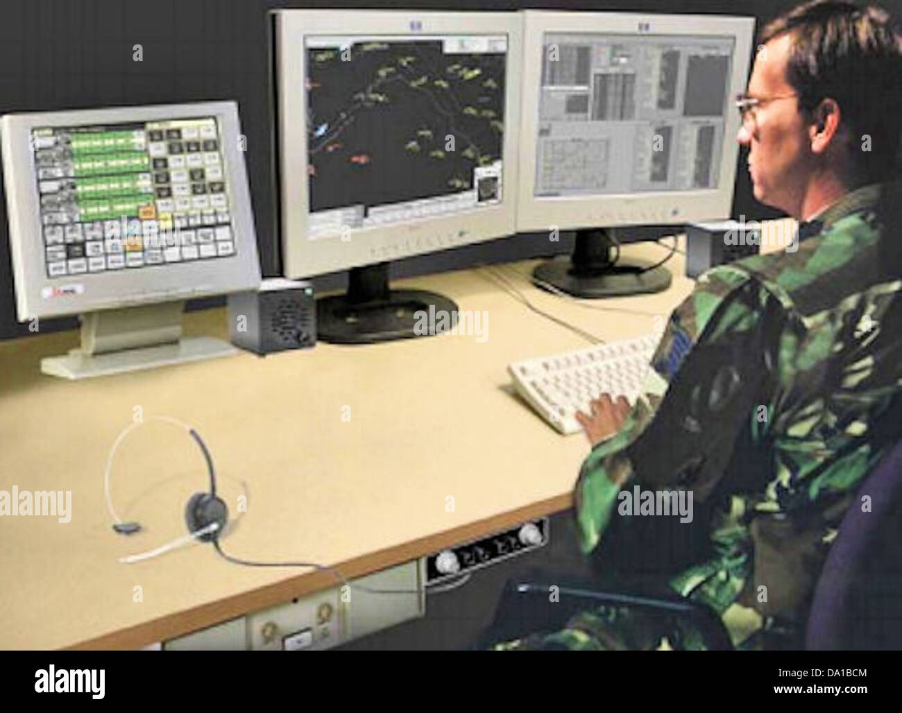 The Battle Control System Fixed Display represents a military control ...