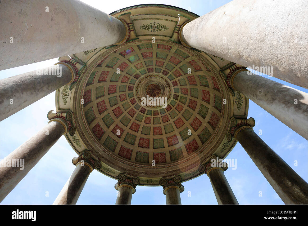 Germany, Bavaria, Munich, Dome of Monopteros temple Stock Photo - Alamy